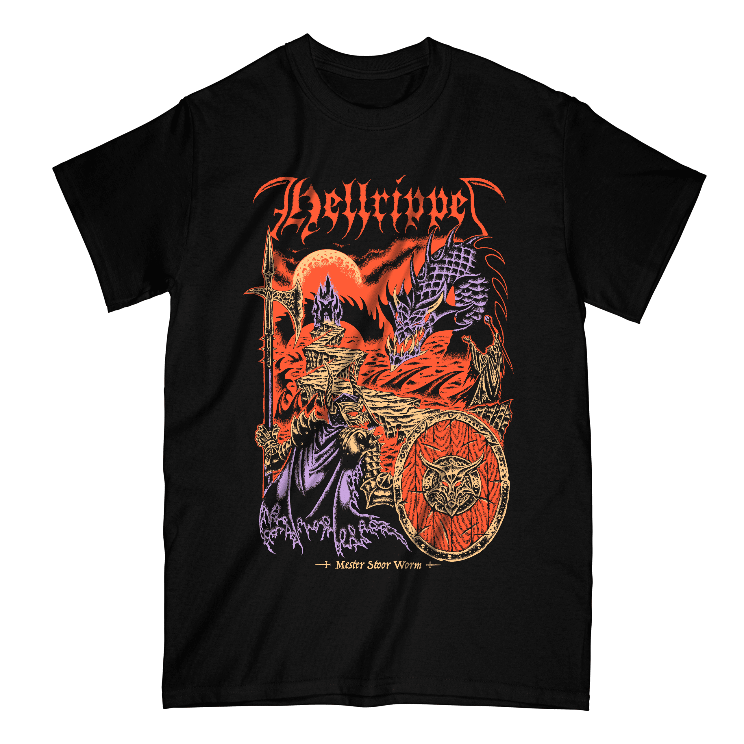 Mester Stoor Worm T-Shirt – Torn from the Grave EU/UK